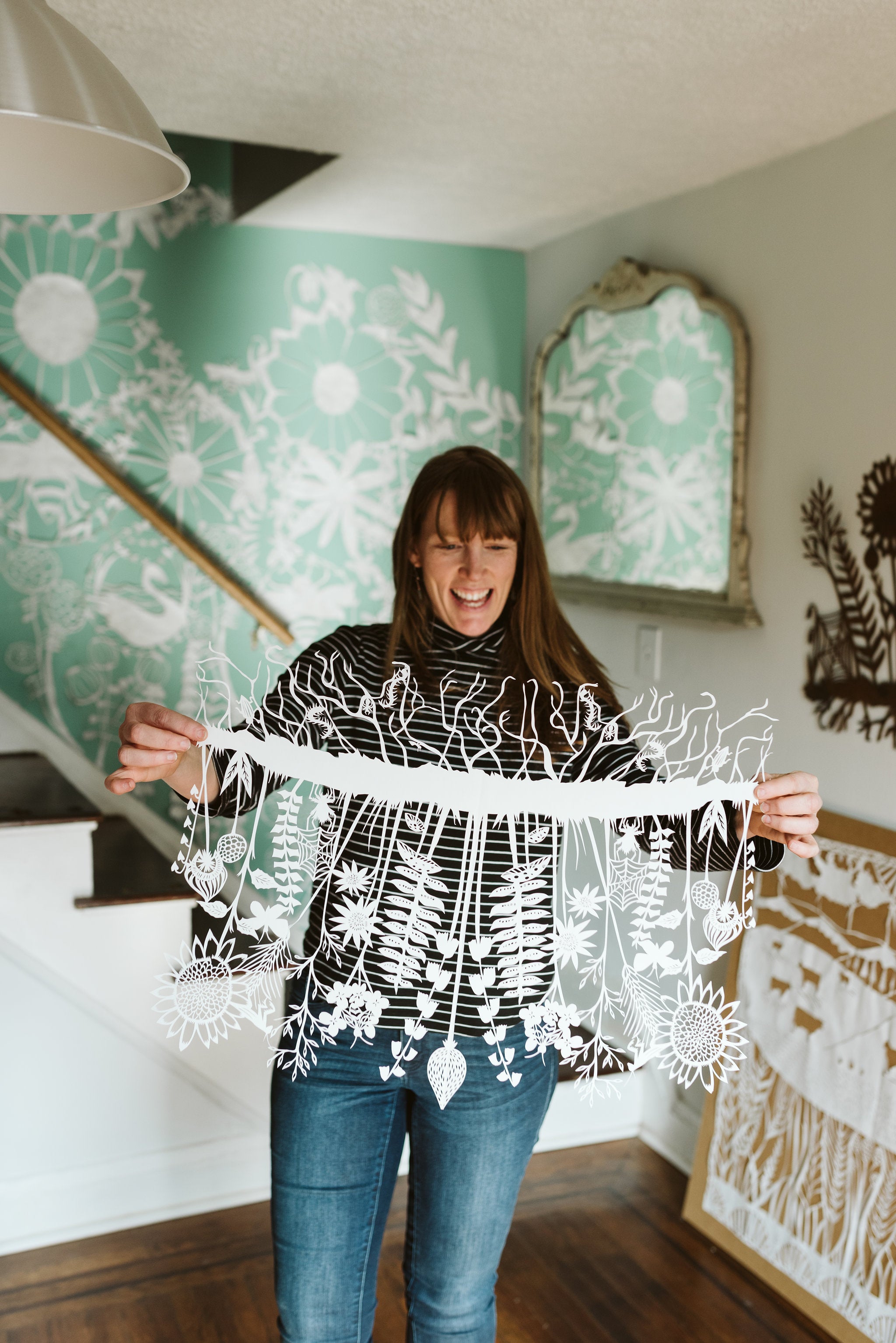 Annie Howe is a Baltimore based papercut artist. Her intricate ...